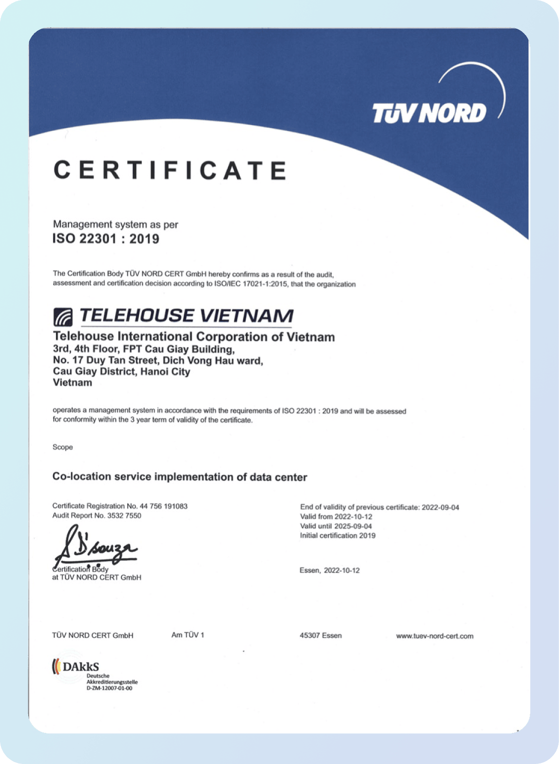 Telehouse vietnam data center