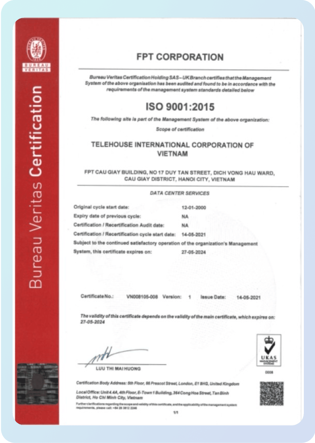 Telehouse vietnam data center