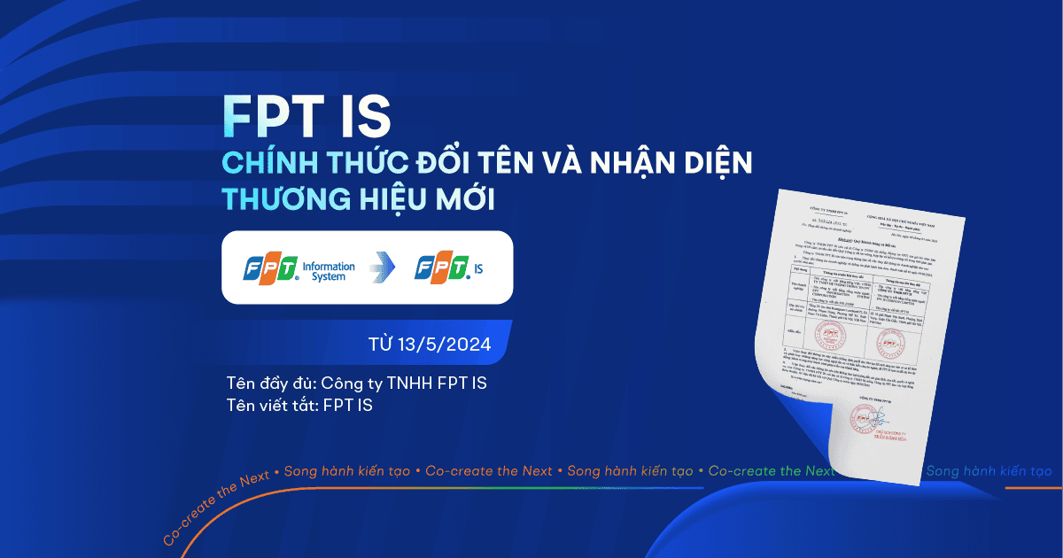 FPT IS - Song hành phát triển bằng công nghệ